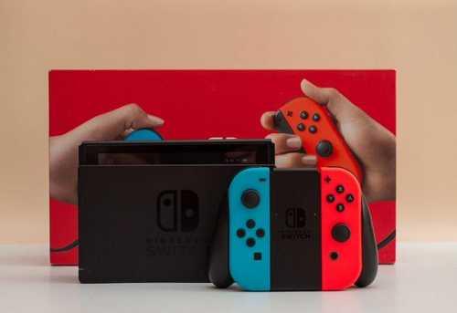 Nintendo Switch, rev. 2, прошитая, 256 Гб