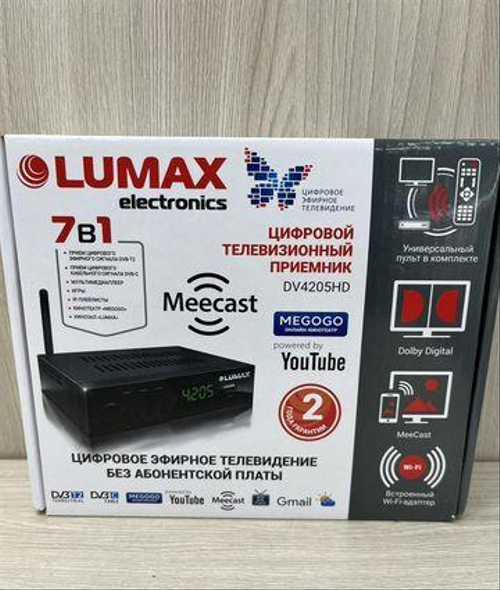 Тв приставка lumax dv4205hd