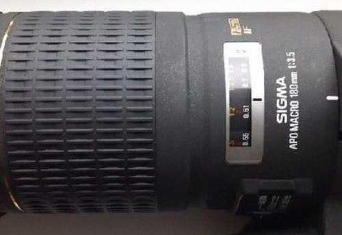 Sigma 180mm 1:3.5 APO Macro DG HSM D EX Nikon