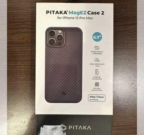 Чехол на iPhone 13 pro max pitaka, б/у