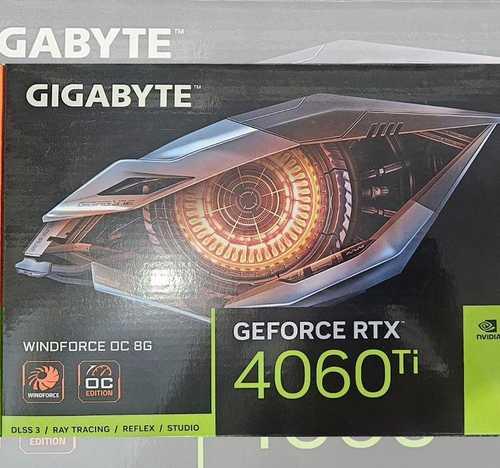 Новая видеокарта Gigabyte GeForce RTX 4060 Ti wind