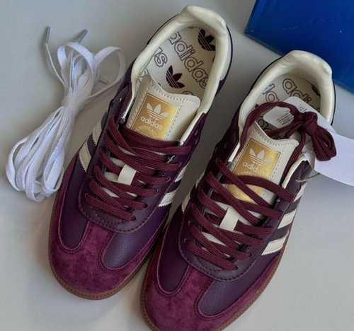 Кеды adidas samba og maroon