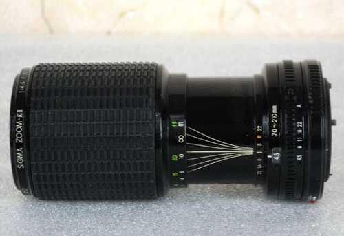 Объектив Sigma zoom-k ii 70-210 4,5 для Canon FD
