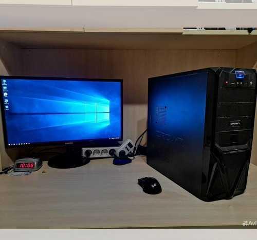 Игровой core i5 7400; 8Gb; GTX 275; SSD 120 GB