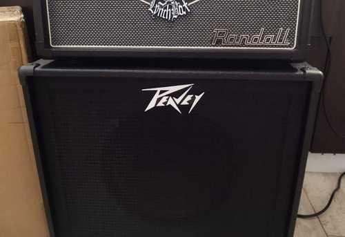 Стек Ламповый усилитель Randall LB50 + Peavey 112