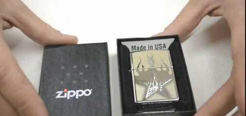 Зажигалка Zippo 21191 Fire Star Оригинал Новая