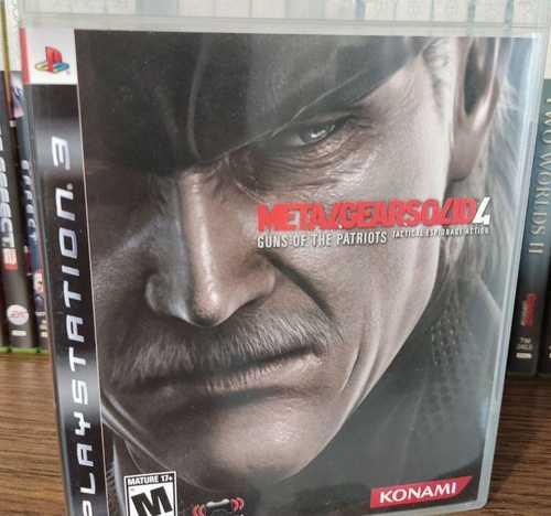 Metal gear solid 4 ps3