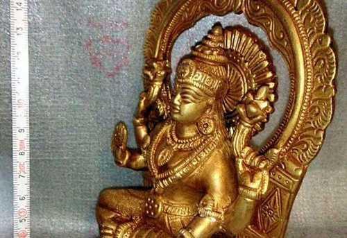 Бронза статуэтка богиня Лакшми Дурга Индия