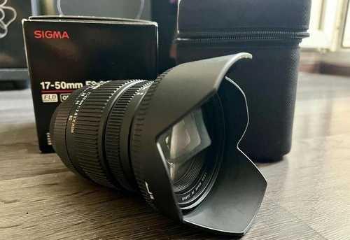 Объектив Sigma 17-50mm f2.8 EX DC OS for Nikon