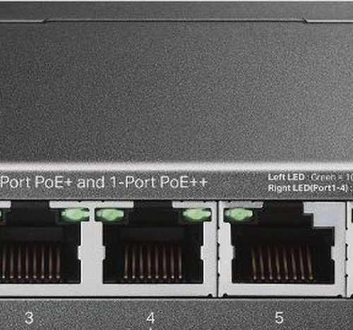 Коммутатор/ 6-Port Gigabit Desktop Switch with 3-P