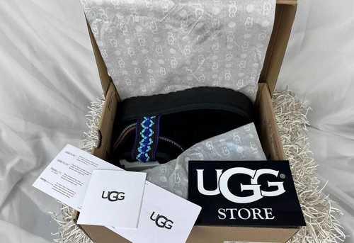UGG classic ultra mini braid plat boot black