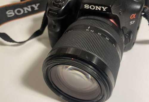 Зеркальный фотоаппарат sony a57 alpha57