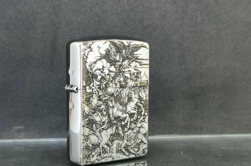 Зажигалка бензиновая zippo 4 Всадника