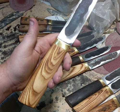 Нож охотничий якутский кованый