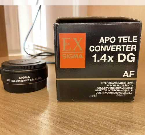 Sigma apo tele converter 1.4x DG for canon AF