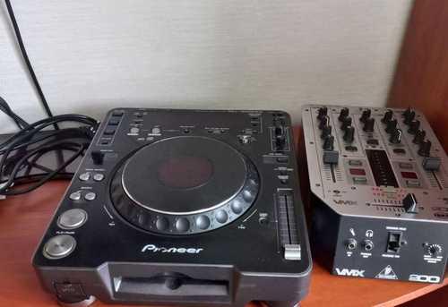 Pioneer CDJ 1000 MK3 и Behringer VMX 200