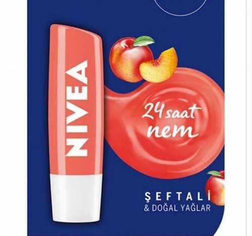 Оттеночный бальзам для губ Nivea персик