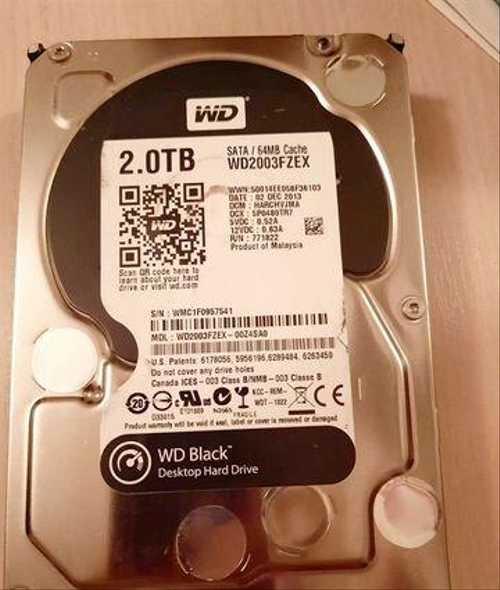 Жесткий диск 2 тб Western Digital