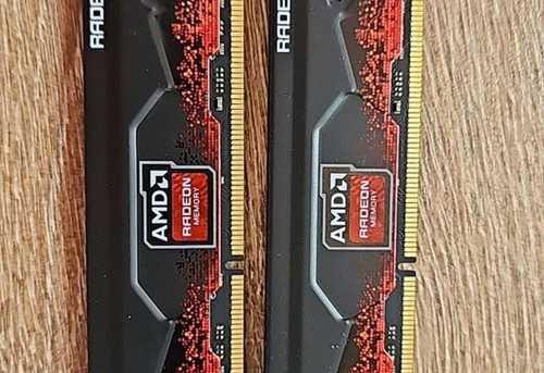 Оперативная память AMD ddr3 8+8 gb