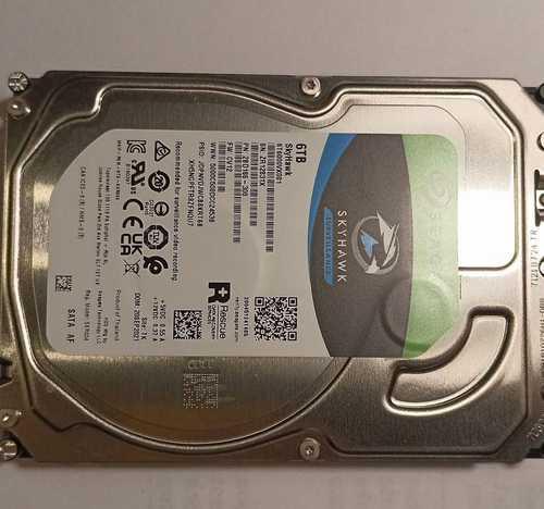 Жёсткий диск HDD Seagate 6 Tb 3.5"