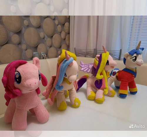 Игрушки My Little Pony мягкие единорожки