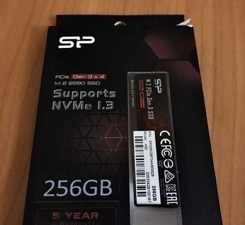 256GB SSD Silicon Power Ace A80 G3 x4 NVMe