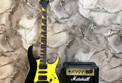 Электрогитара ibanez grg150dx Комбик Marshall