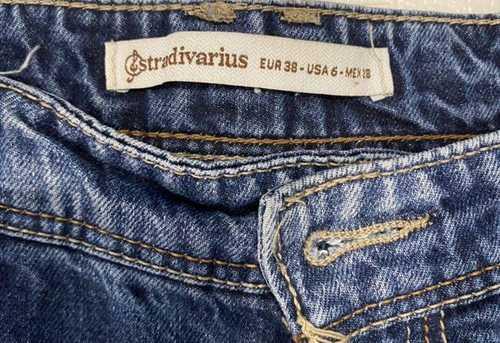 Джинсовые шорты stradivarius