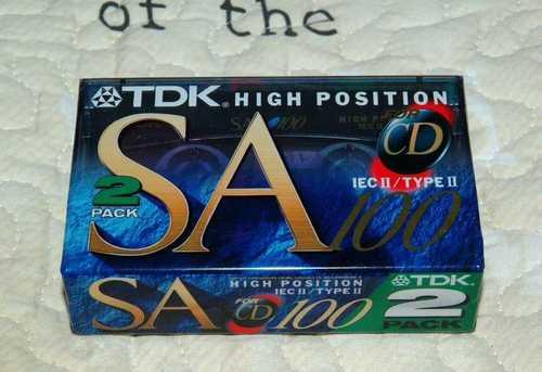 Новые TDK SA 100 запечатанная кассета оригинал