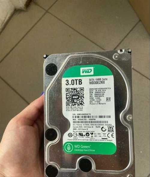 Жесткий диск 3.0TB WD Green wd30ezrx