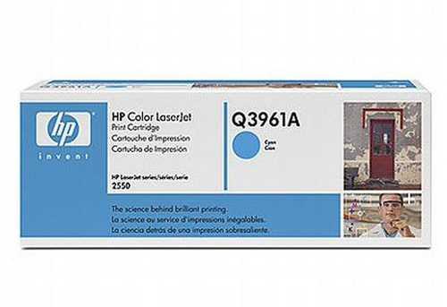 HP Q3961A картридж голубой (синий дизайн)