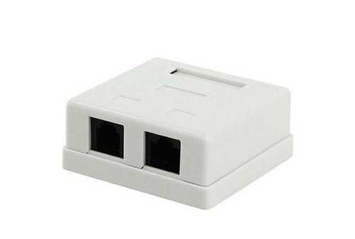 Розетка NA-TA/1 RJ45+RJ11 кат.5e