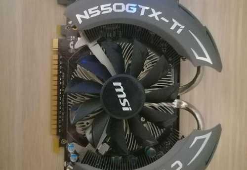 Видеокарта gtx 550 ti msi