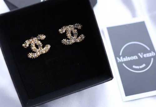 Серьги chanel