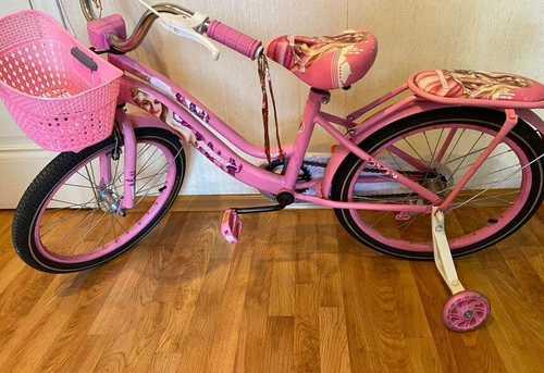 Детский велосипед четырехколесный бу для девочек