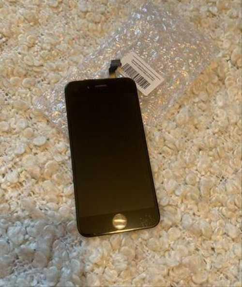Дисплей iPhone 6 + тачскрин черный с рамкой ааа