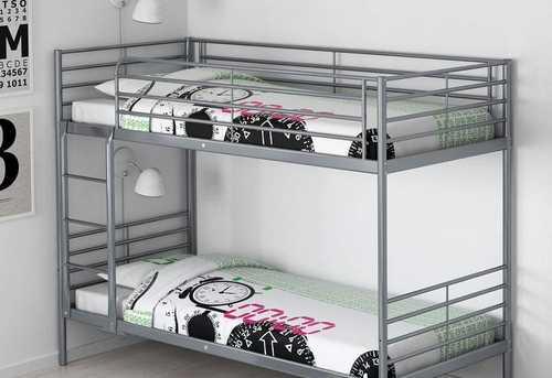 Двухъярусная кровать IKEA + два матраса IKEA