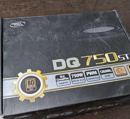Блок питания deepcool DQ750ST 750 Вт, 80+ Gold