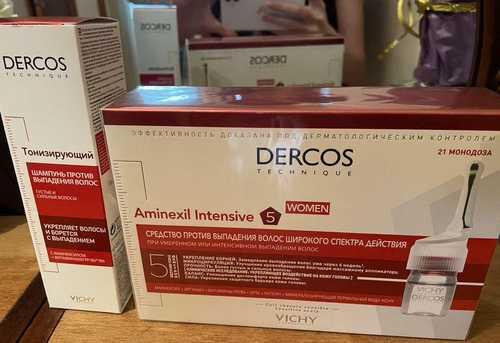 Vichy Dercos Aminexil ампулы и шампунь (новые)