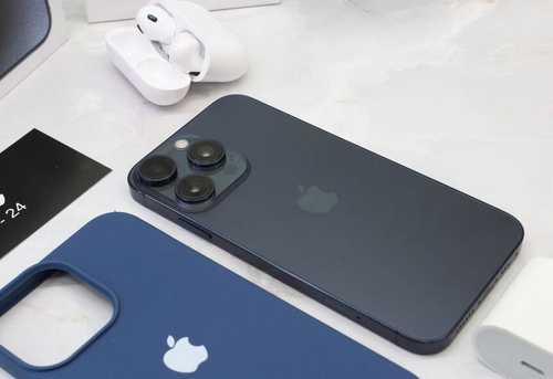 iPhone xr в корпусе 15 pro 128 gb синий титан