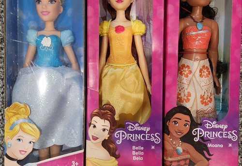 Куклы Disney Princess Моана, Золушка, Бэль