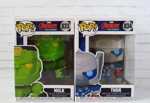 Funko Pop Hulk Thor Мстители Mechstrike