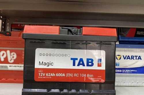 Аккумулятор 62 Tab Magic 600А на Киа