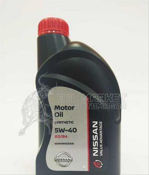 Моторное масло nissan Motor Oil 5W-40 1л