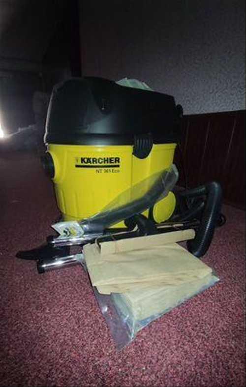 Пылесос строительный или авто karcher nt 361 eco