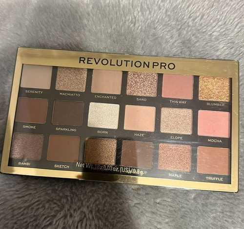 Палетка теней revolution pro regeneration palette