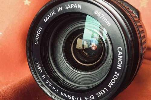 Canon Zoom Lens EF-S 17-85mm. Под ремонт
