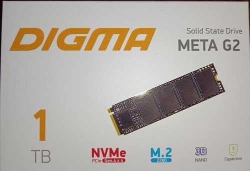 SSD диск PCI-E 4.0 digma Meta G2 1 тб