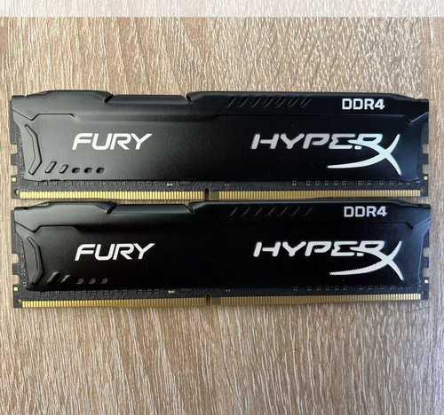 Kingston HyperX fury Black 2x16Gb 3200 мгц