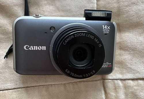 Фотоаппарат Canon Power shot220HS идеальный
